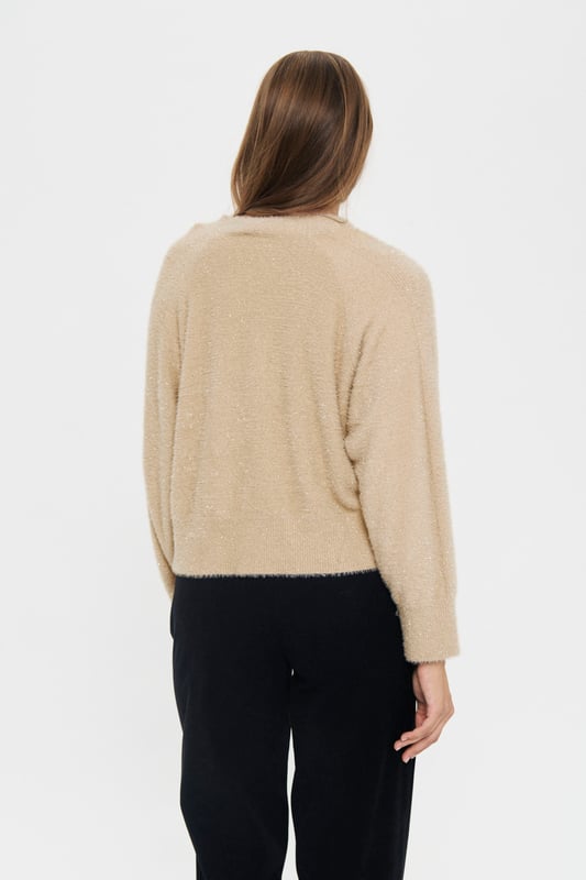 Strickjacke NushaSZ Strickjacke Gerade Passform