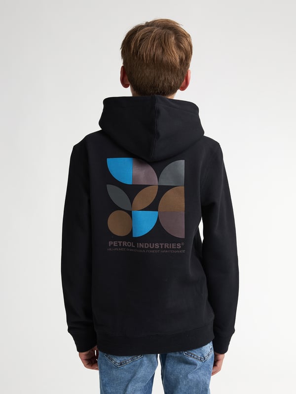 Petrol Industries - Graphic Hoodie Hood Boys - Black