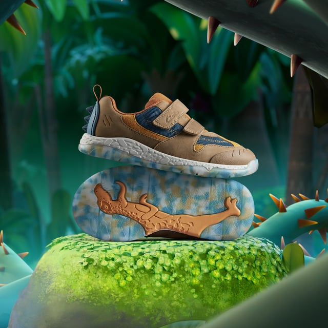 Steggy Tail Kid Tan Trainers