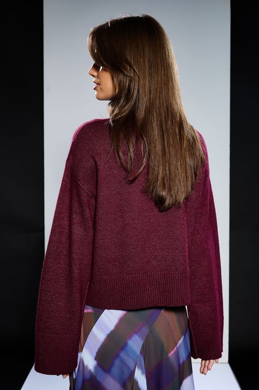 Runway 1.8.1.8 Traitor Slogan High Neck Jumper