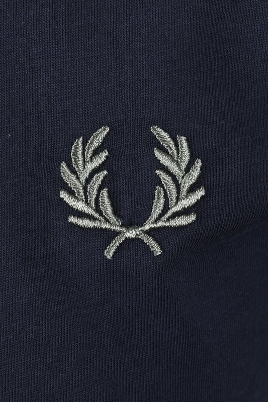 Fred Perry Twin Tipped T-Shirt Dark Airforce/Lilac/Bayleaf