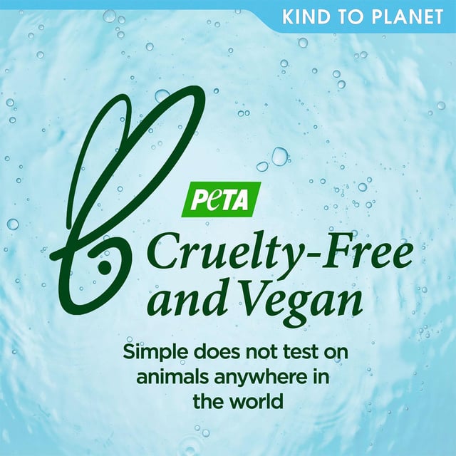 Simple 2x 400ml Water Boost Micellar Cleansing Water For Dehydrated Dry ...