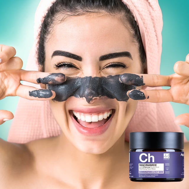 Dr Botanicals Anti-Ageing Charcoal Superfood Face Mask Duo