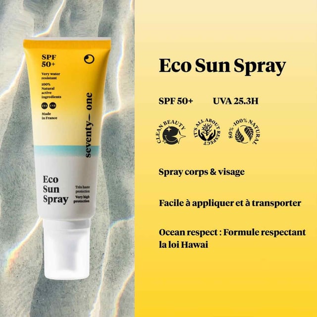SeventyOne Percent Invisible Eco Sun Spray SPF50+ 100ml