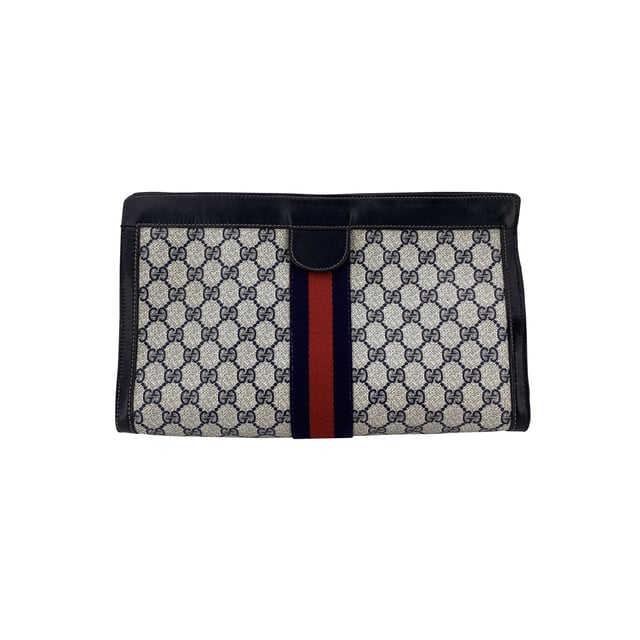 Gucci Vintage Stoffen Clutch Bag Ophidia