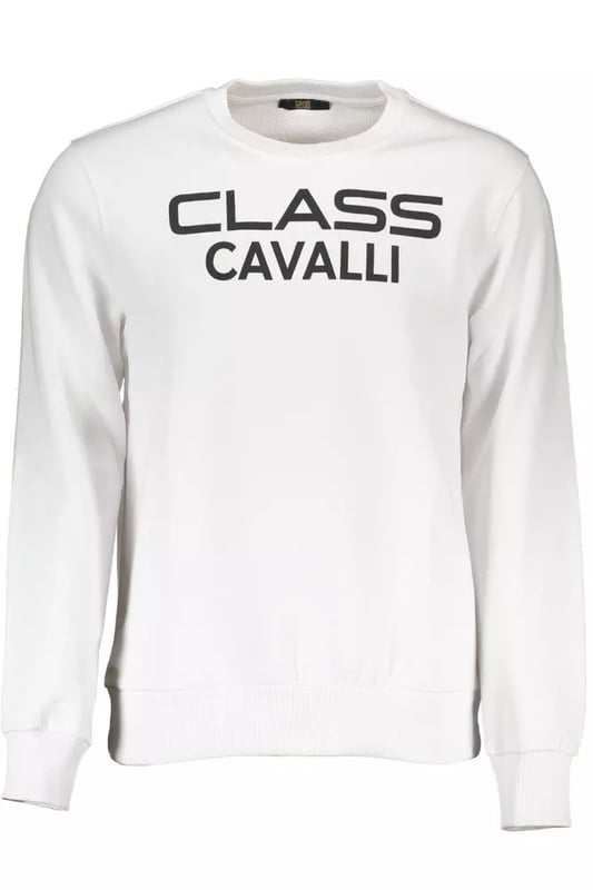 Crew Neck Sweatshirt Class Cavalli Logo