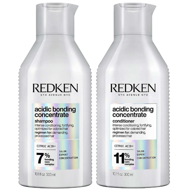 Redken Acidic Bonding Concentrate Duo — Shampoo 300ml & Conditioner 300ml