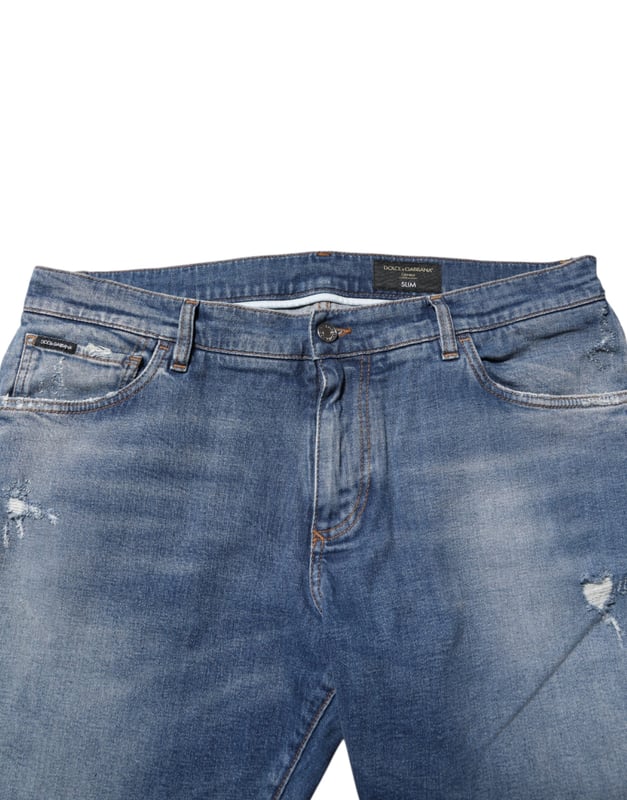 Versleten Regular Jeans