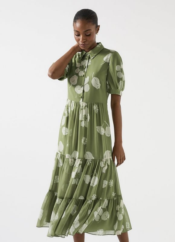 LK Bennett DR RUMI DRESS, Green