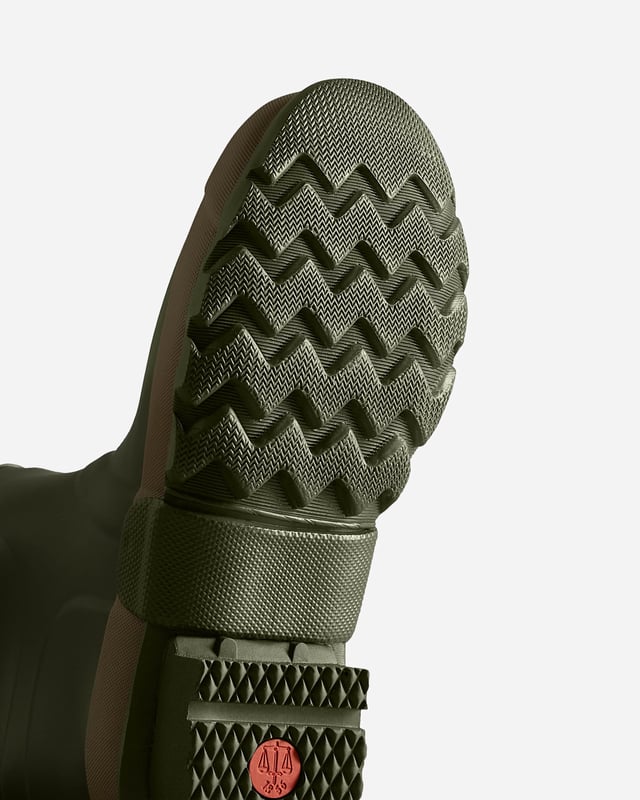 Womens Short Gardener Boot Short Boot in Dark Green