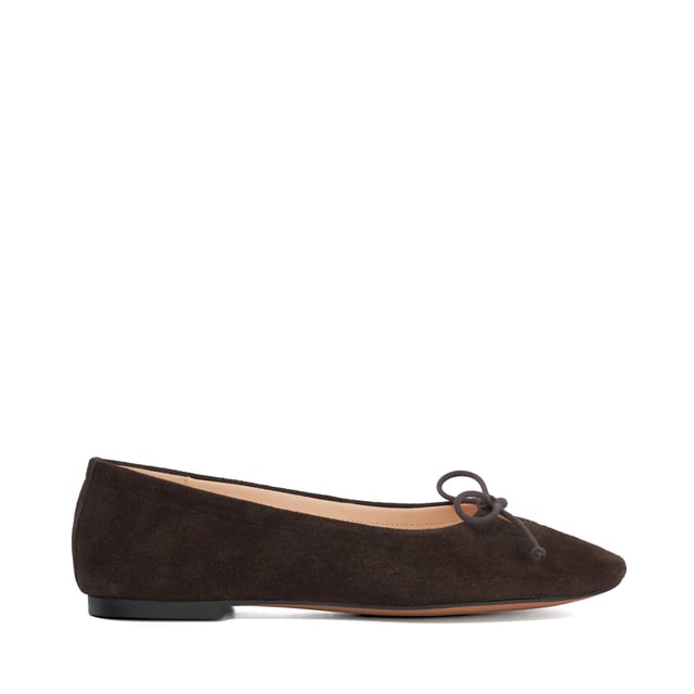 Dune Ladies Hilife - Suede Cut Out Detail Ballet Flats