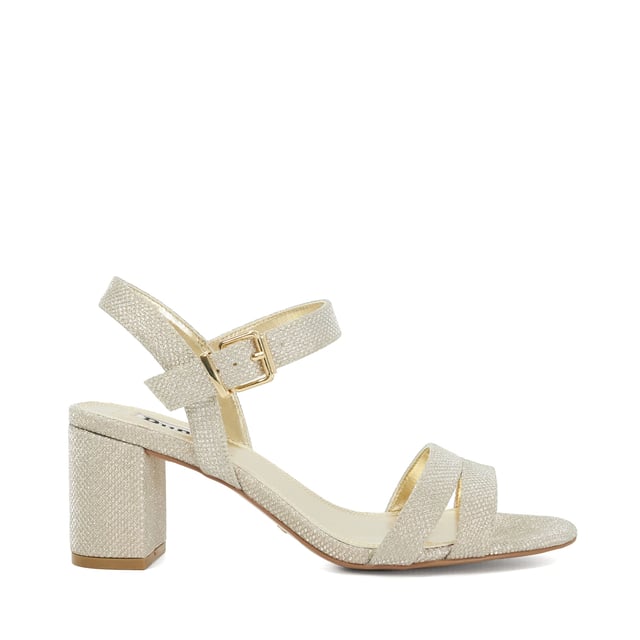 Dune Ladies Wf Merisa - Wide-Fit Block-Heel Sandals