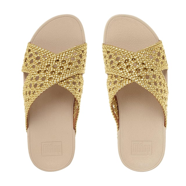 Fitflop Ladies Lulu Wicker - Wicker Wedge Sandals