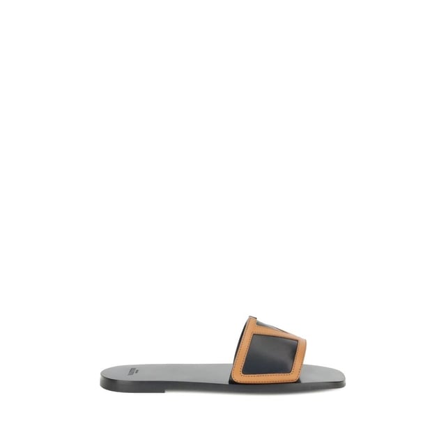 Roman Stud Leather Slides