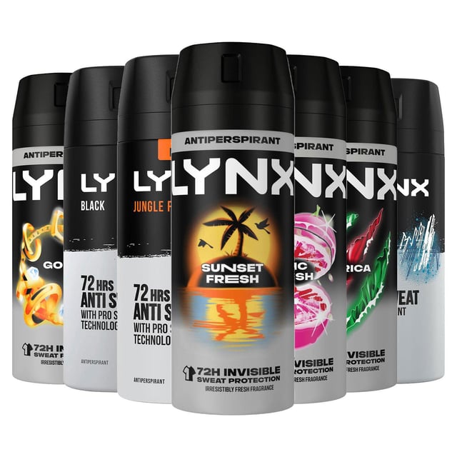 Lynx Epic Fresh Antiperspirant Aerosol Deodorant Spray 72H Protection ...