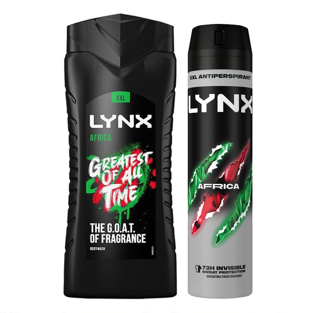 6x of Each Lynx Jungle Fresh Shower Gel, 500ml & Antiperspirant Spray ...