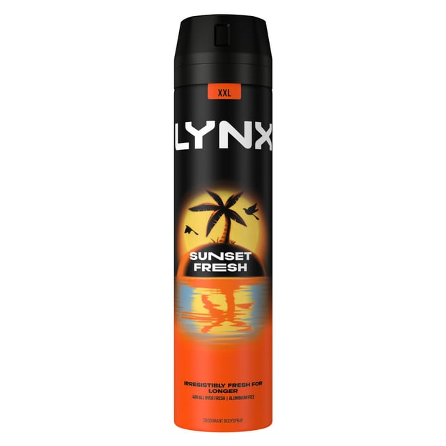 Lynx Sunset Fresh 3pk Bundle of 200ml AP Deo 250ml Body Spray& 225ml ...