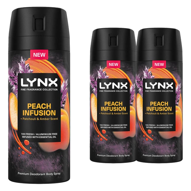 Lynx Men Deodorant Body Spray Cherry Spritz with 72Hrs Freshness 150ml ...