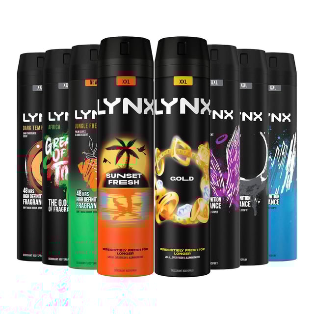 Lynx XXL Excite 48-Hour High Definition Fragrance Body Spray Deodorant ...