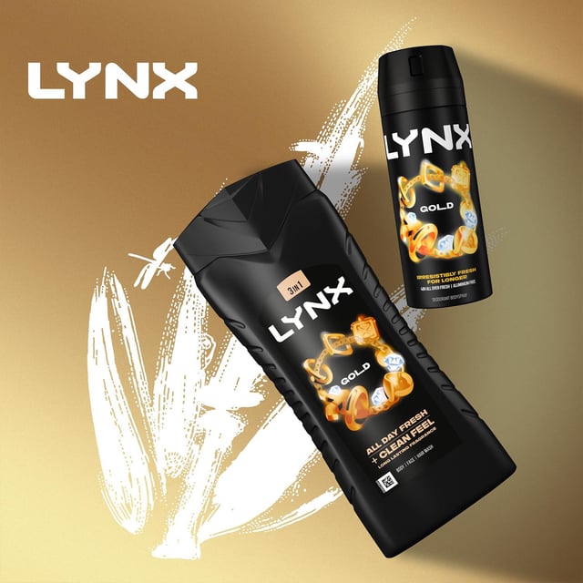 30 Pack Lynx Fresh Charge Shower Gel Body Wash, Black, 500ml