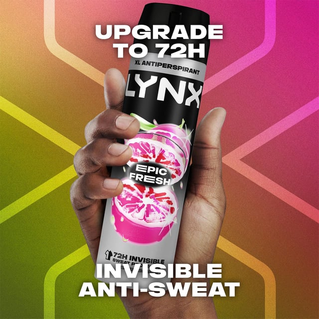 Lynx Sunset Fresh Antiperspirant Deodorant Spray 72H Sweat Protection ...