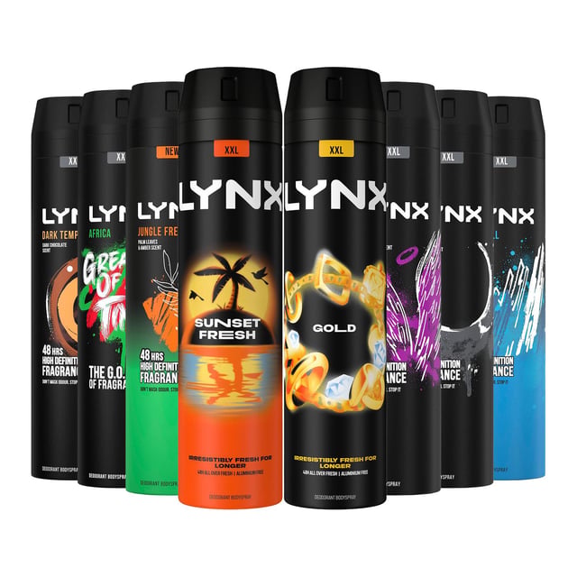Lynx Sunset Fresh Deodorant Body Spray 48H Fresh 250ml, 30 Pack