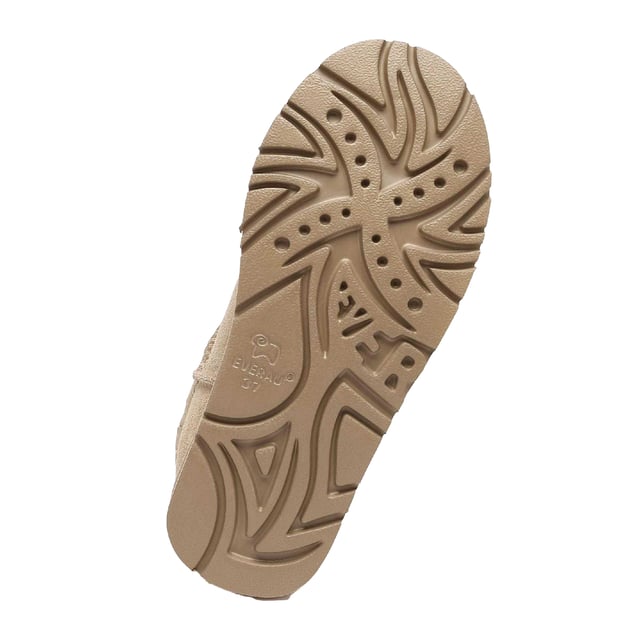 EverAu Womens/Ladies Quail Leather Slippers (Sand)