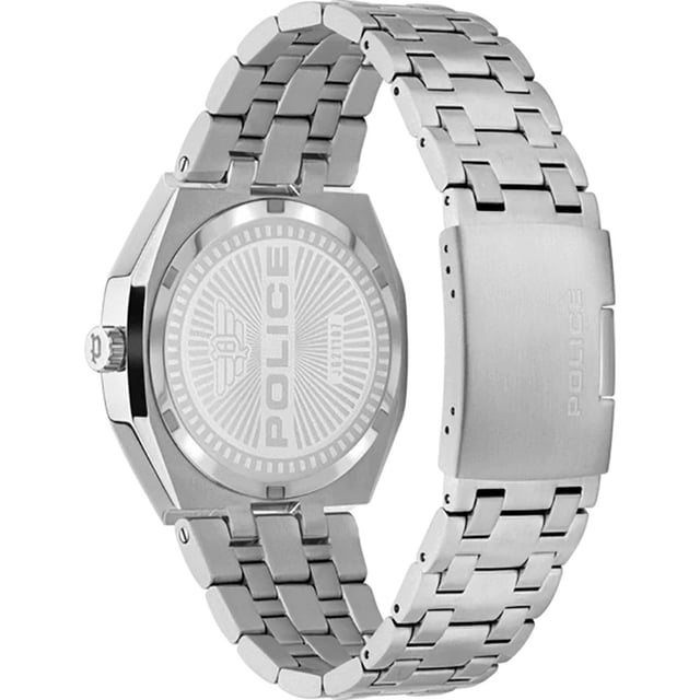 Police Skull Crystal Watch