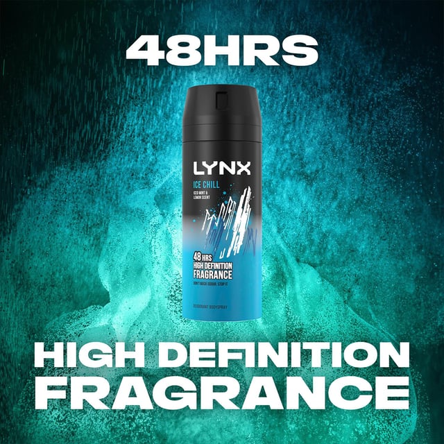 Lynx 48-Hour Odour Protection Body Spray Deodorant, 3 or 6 Pack, 150ml