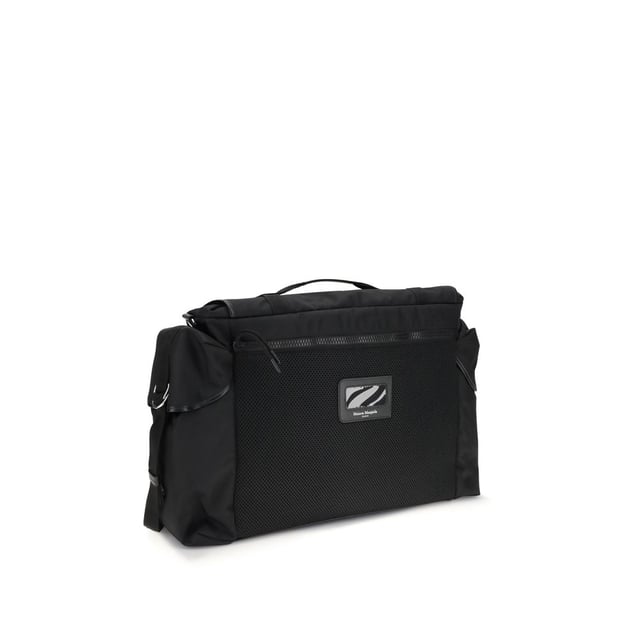 Black Polyamide Shoulder Bag