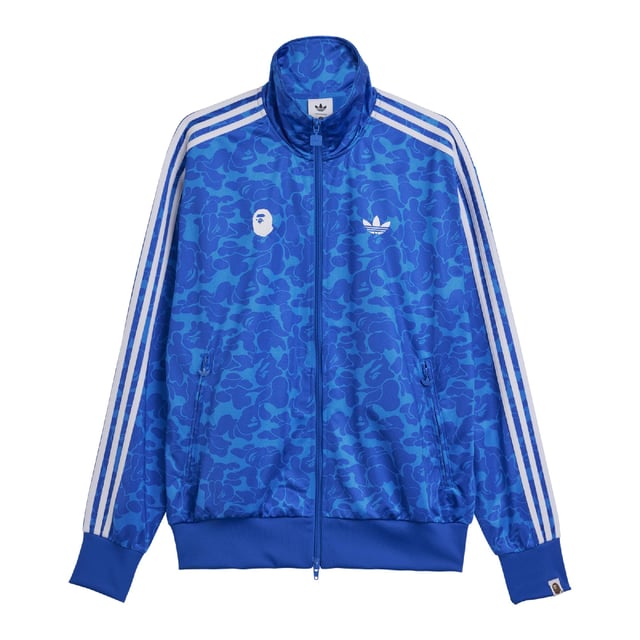 Men's adidas Originals Bape Firebird Track Top in Blue