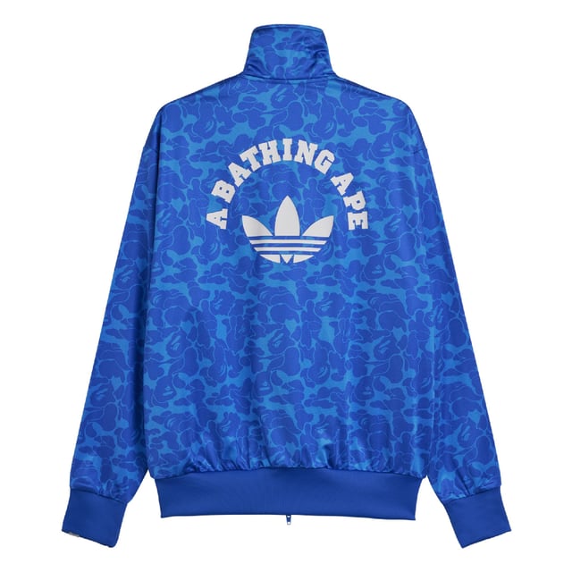 Men's adidas Originals Bape Firebird Track Top in Blue