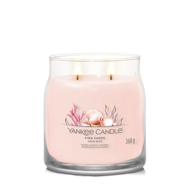 Yankee Candle Signature Medium Jar Scented Candle - Pink Sands, 368g