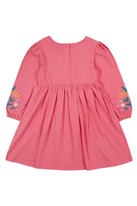 Frugi Girls Arlet Dress - Pink