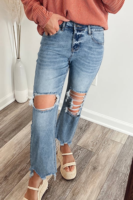 Used-Look Jeans