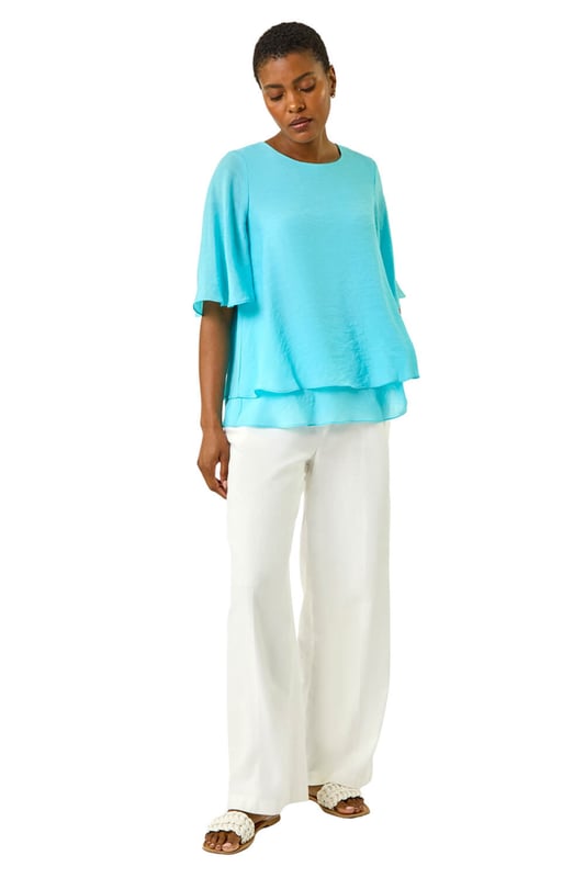 Double Layered Tunic Top