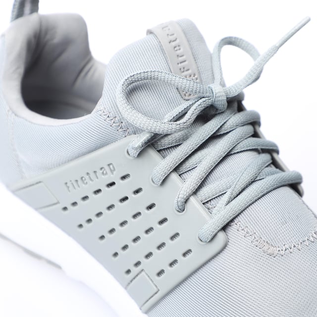 Men's Firetrap Sir Alex Trainers in Light Grey