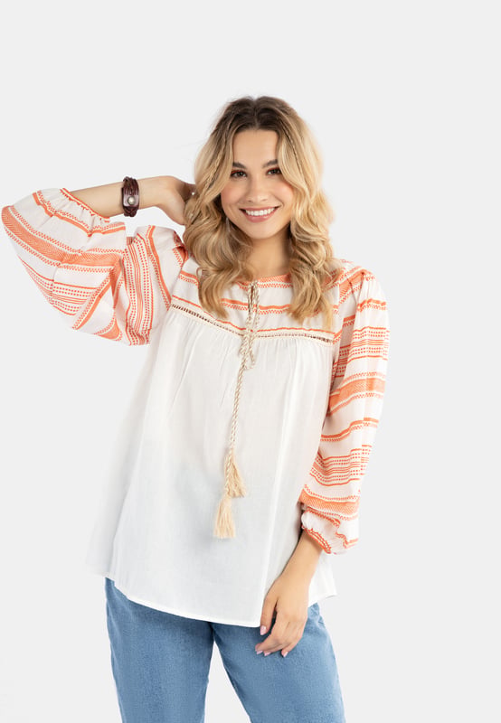 IZIA Bluse Damen orange