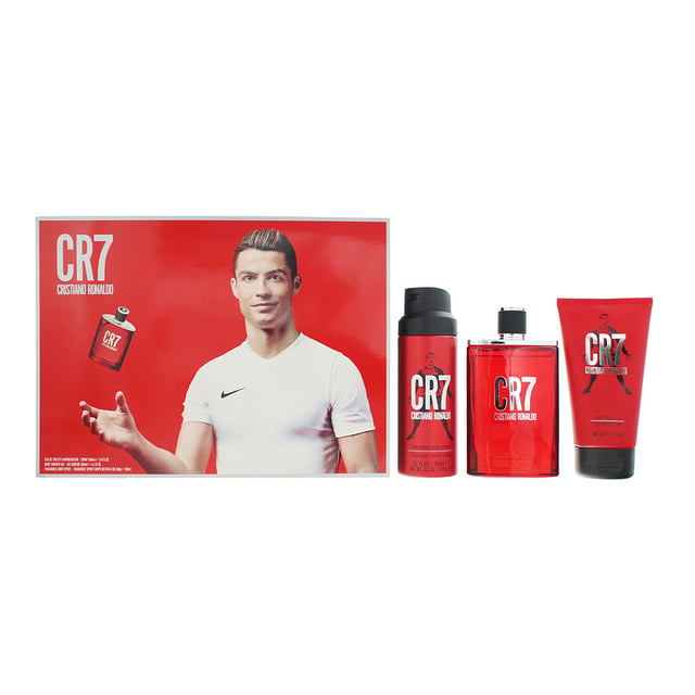 Cristiano Ronaldo CR7 Eau de Toilette 100ml, Shower Gel 150ml + Body ...