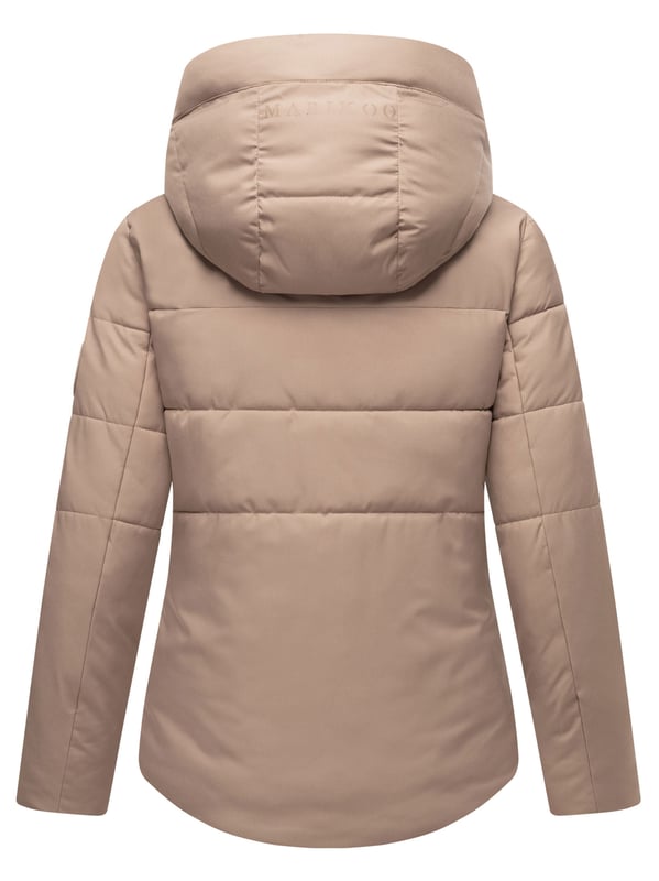 Marikoo quilted jacket with teddy lining & hood – model Elira