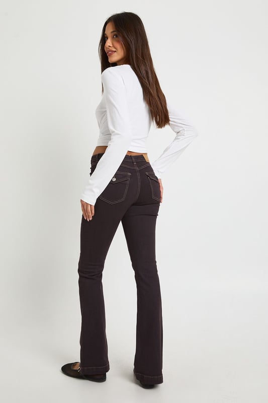 Mid Rise Y2K Bootcut Jean