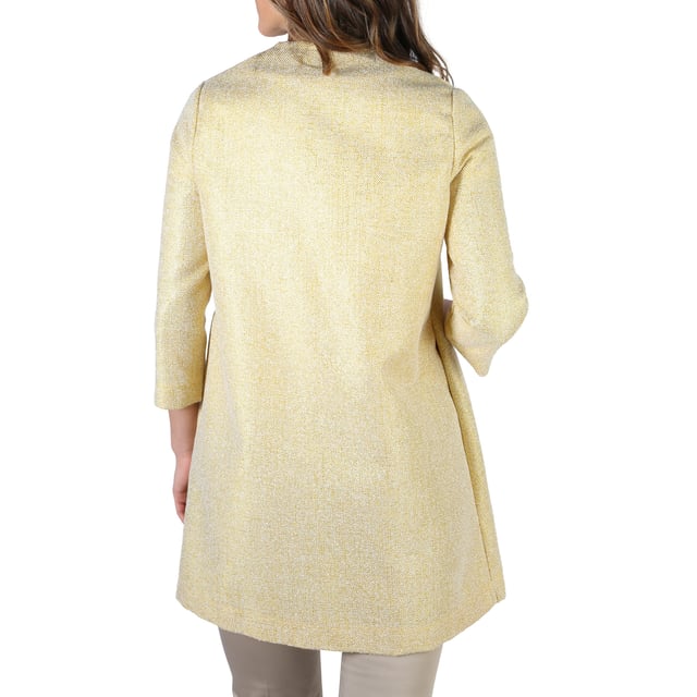 Metallic Gold Tweed Jacket