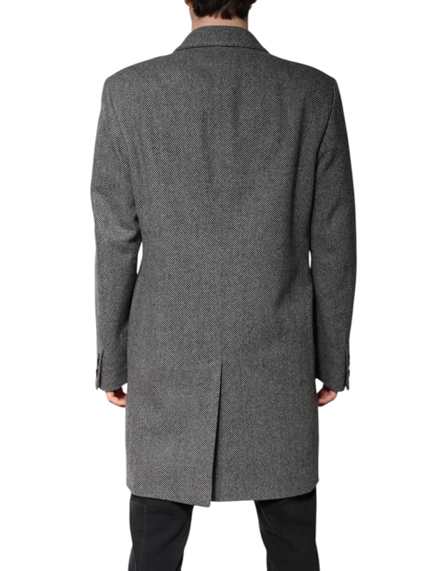 Overcoat Long Sleeve Notch Neck