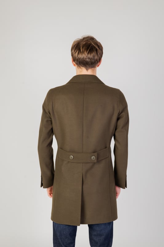 Olive Green Overcoat Classic Model