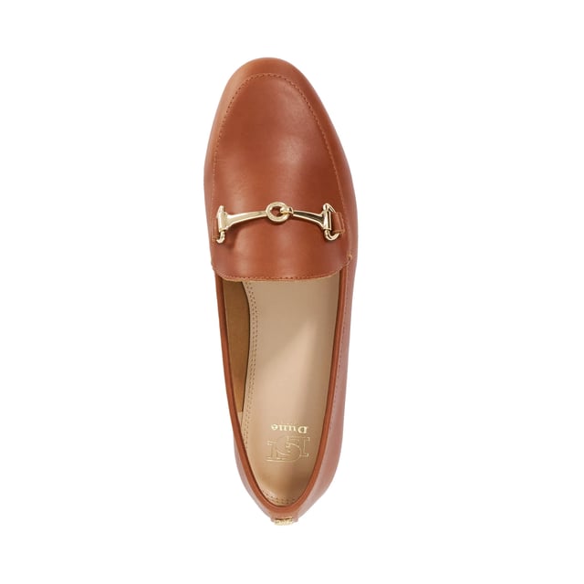 Dune Ladies Grandly - Leather Snaffle Trim Loafers