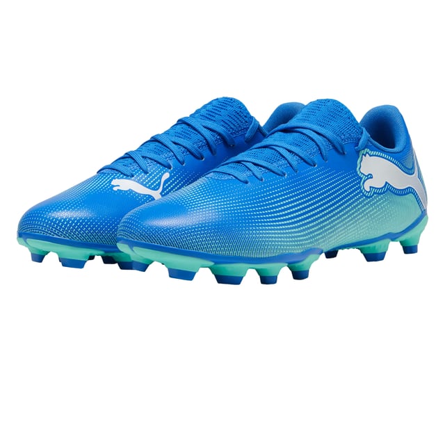 Puma Mens Future 7 Play Firm Ground Football Boots (Blue/White)