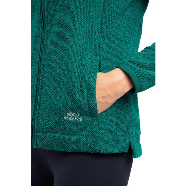 Weird Fish Womens/Ladies Cheryl Textured Full Zip Fleece Jacket ...