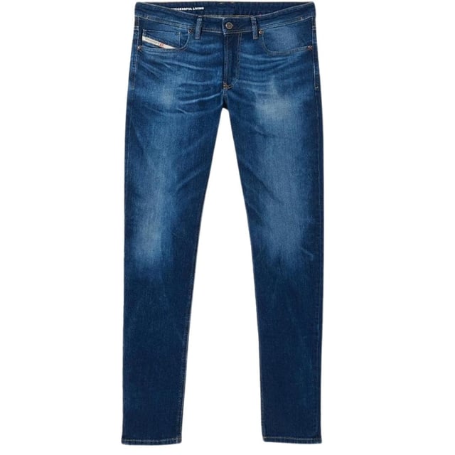 Diesel Mens Sleenker Jeans (Dark Blue)