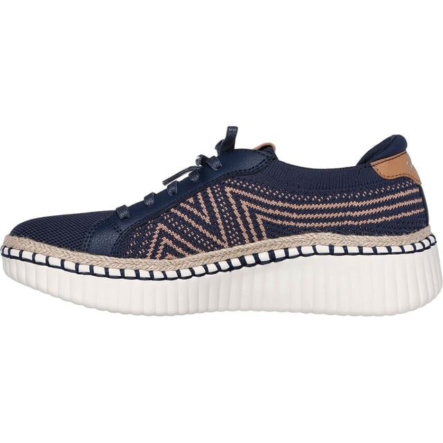 Skechers Wilshire Blvd - Bellevue Textile Women's Navy Standard Trainers