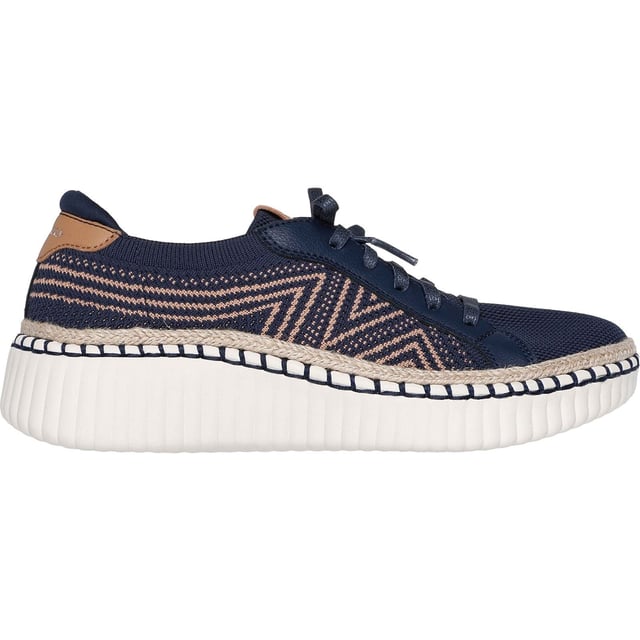 Skechers Wilshire Blvd - Bellevue Textile Women's Navy Standard Trainers